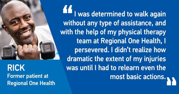 Patient Story: Rick lives life to the fullest thanks to Trauma, Rehab ...