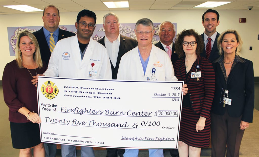 Memphis Fire Fighters Foundation Donates $25K to Fire Fighters Burn ...