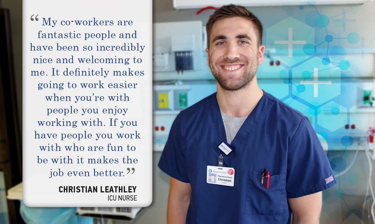 Leathley finds community at Regional One Health - Regional One Health