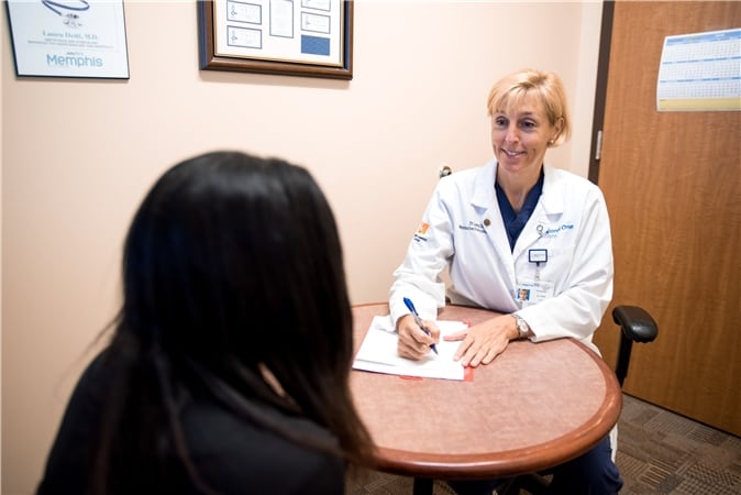 Dr. Detti with Patient - Regional One Health