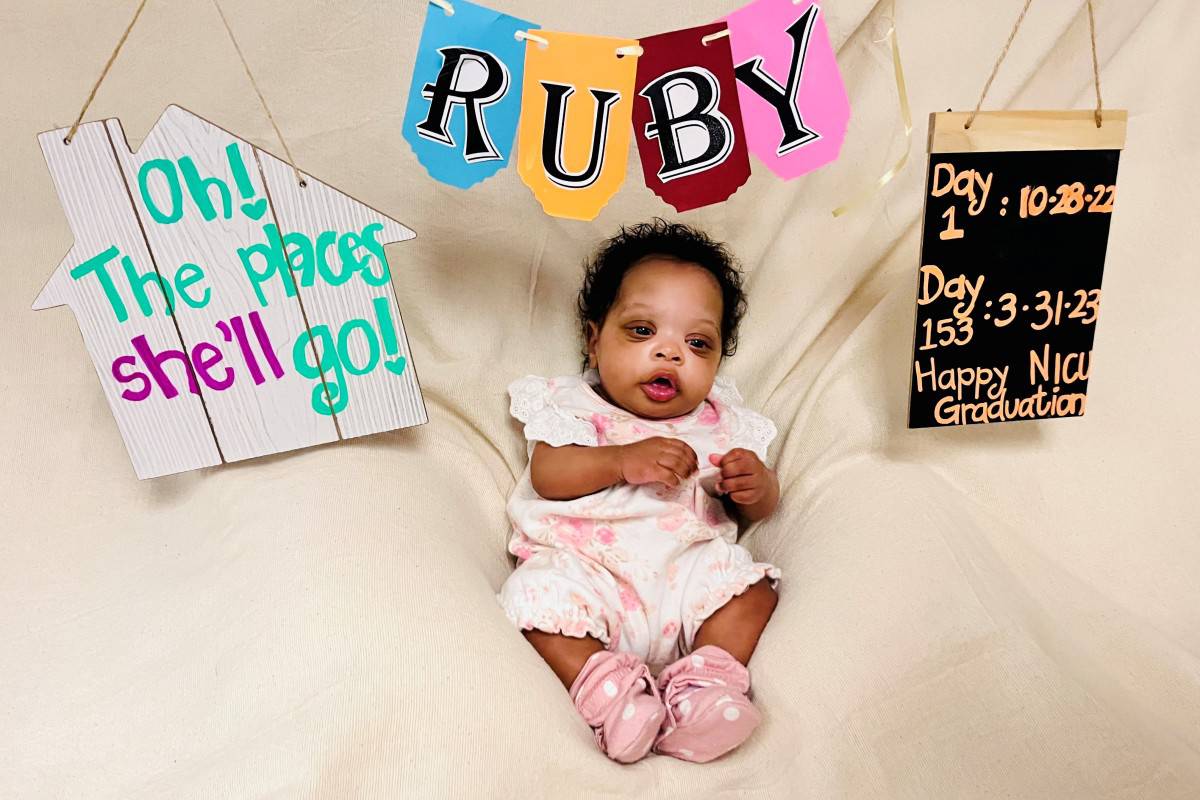 When Michelle Lewis went into early labor hundreds of miles from home, - Regional One Health